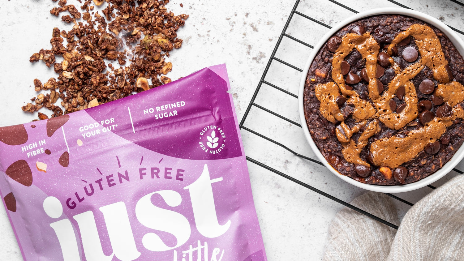 Chocolate & Hazelnut Baked Oats | Gluten-Free Recipes – Just Live A Little